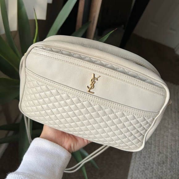 Yves Saint Laurent | Bags | Yves Saint Laurent Victoire Ysl Monogram ...